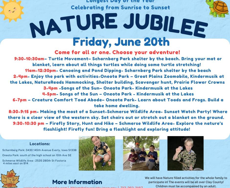 Clay County Conservation Nature Jubilee Celebrates Summer Solstice ...