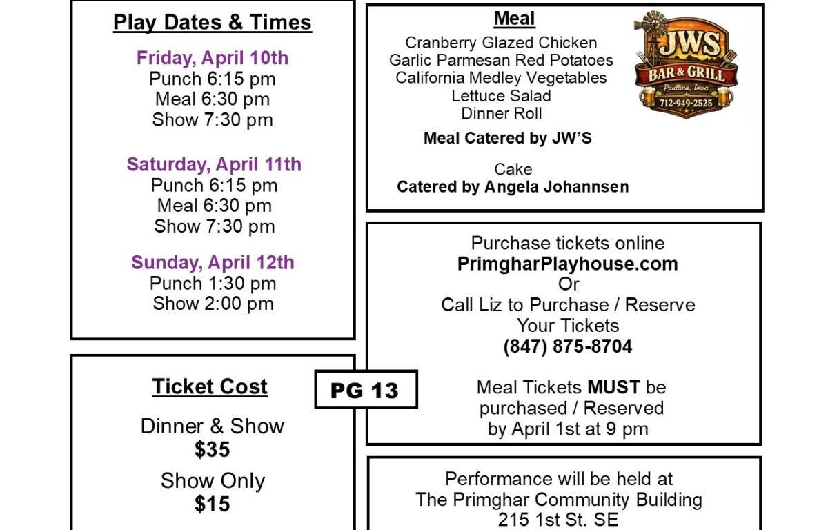 Primghar Playhouse Continues Entertaining Since 1980 - Northwest Iowa Now
