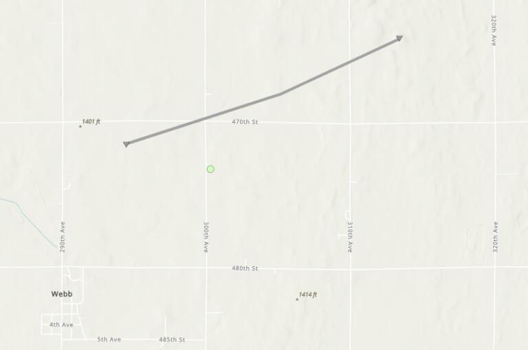 Brief EF0 Tornado Touches Down Near Webb, Causes Minor Damage ...